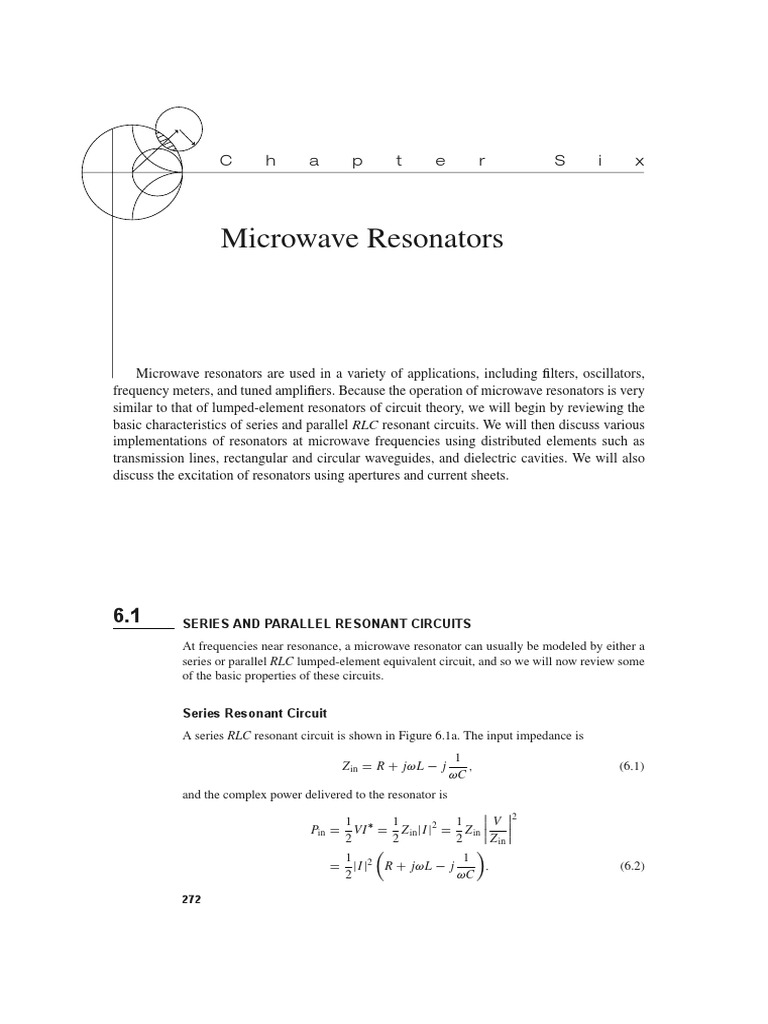Microstrip Resonator-POZAR | PDF | Resonance | Transmission Line
