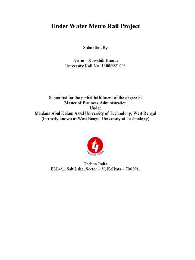 Project Management CA2 Assignment | PDF | Tunnel | Civil Engineering