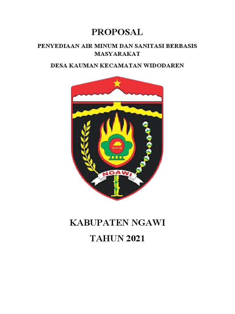 Proposal Pamsimas 2021 | PDF