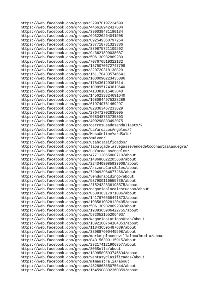 1017 Links 50k Plus Traffic Each Group | PDF