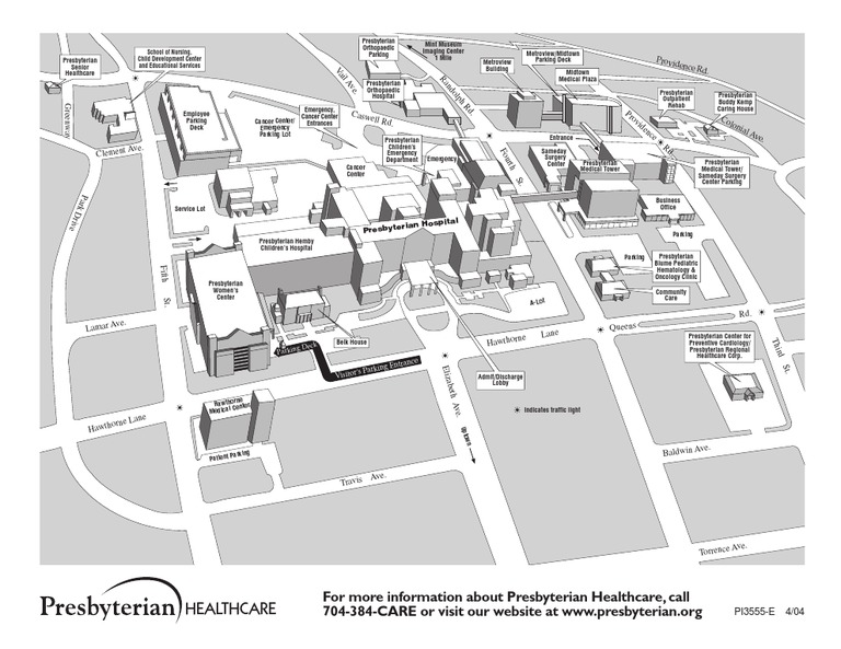 Presbyterian Medical Center Map | PDF | Self-Improvement