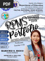 RPMS With ANNOTATIONS KRA 1 5 | PDF | Teachers | Learning