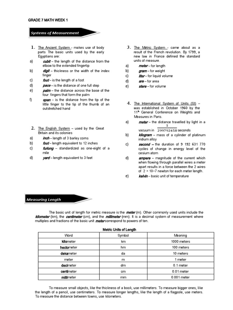 Grade 7 Math Week 4 | PDF | Celsius | Science