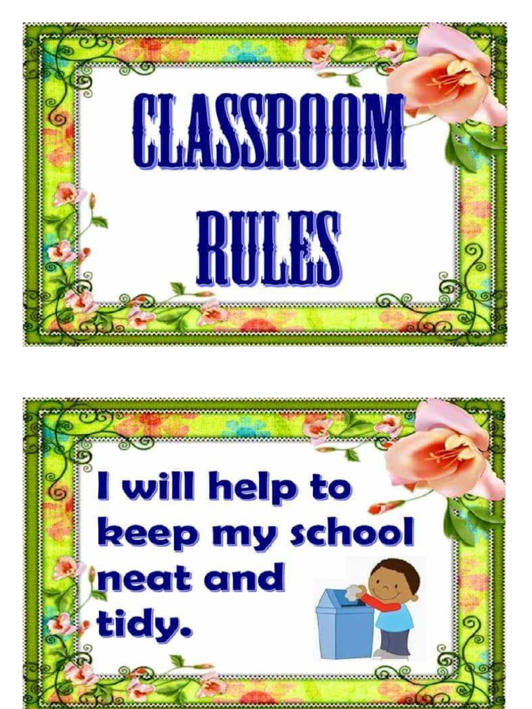 Classroom Rules | PDF