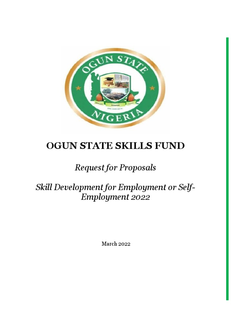 RFP 2021 Skills For Employment | PDF | Employment | Request For Proposal