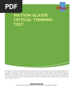 WATSON Sample | PDF | Inference | Argument