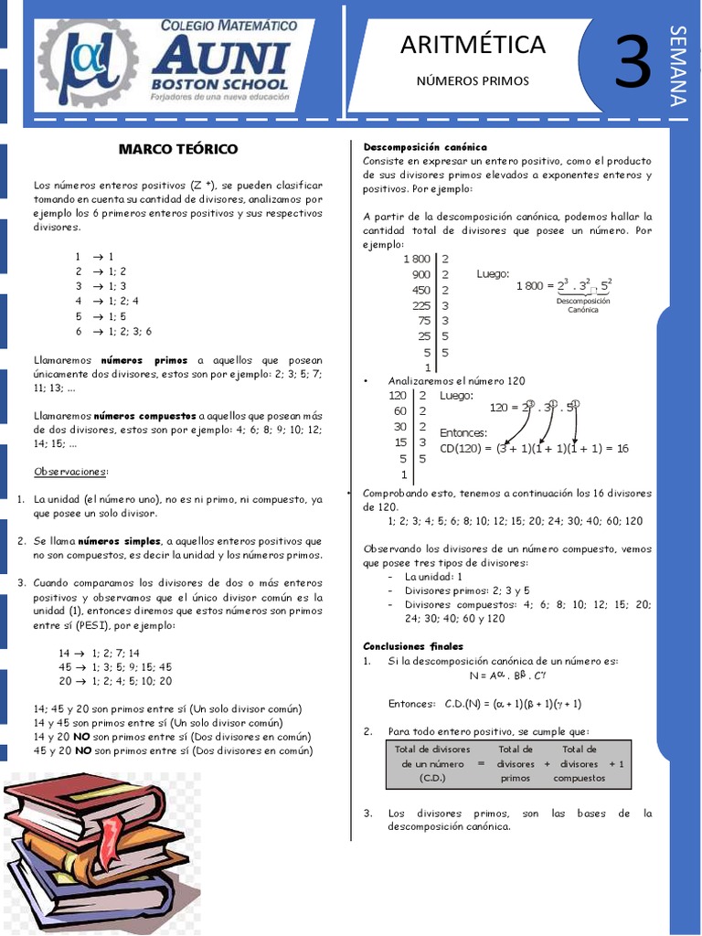 Números Primos | PDF | Número primo | Multiplicación