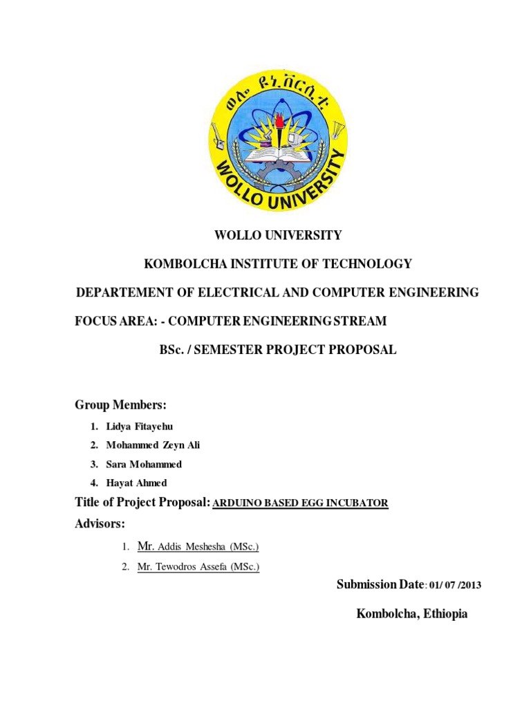 Arduino Egg Incubator Project Proposal | PDF | Chicken | Humidity