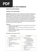 UAC/UVC Placement Guidelines | PDF | Neonatal Intensive Care Unit ...