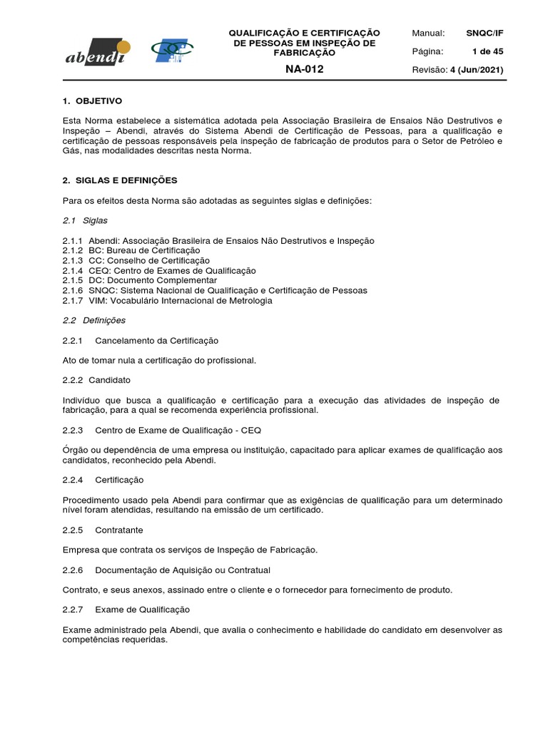 12 - Colettania IF-N1-CT | PDF | Qualidade (negócios) | Metrologia