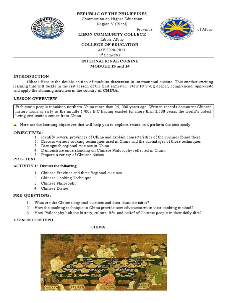 Republic of The Philippines Region V (Bicol) Province Libon Community ...