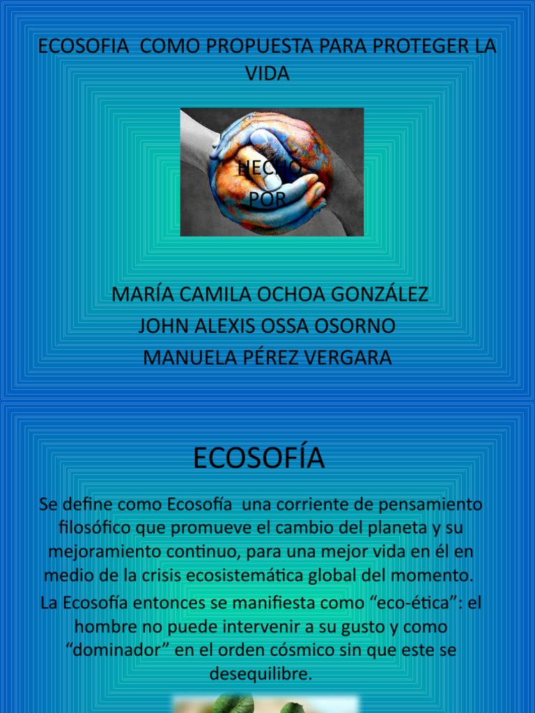 Ecosofia Expo (5432) | PDF | Entorno natural