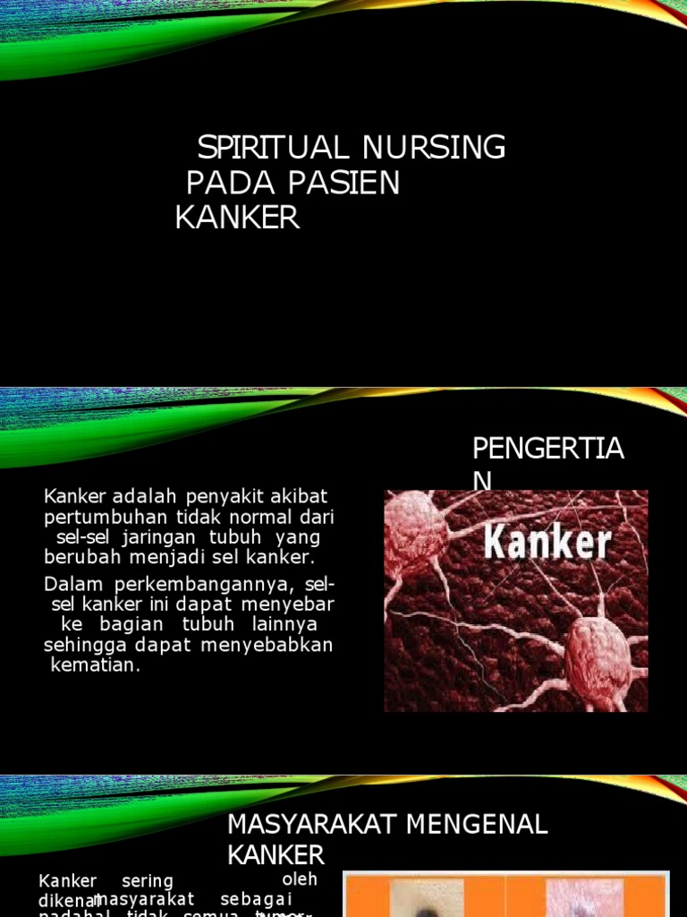 Spiritual Nursing Pada Pasien Kanker | PDF