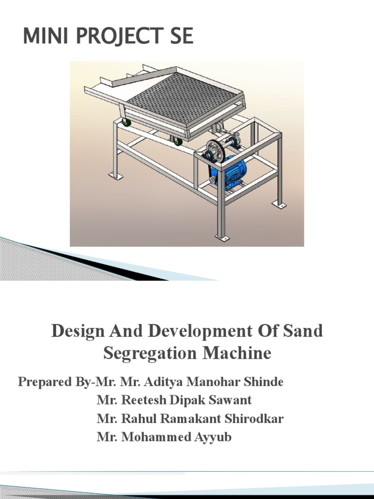 Mini Project Se A Mech 14-2 | PDF | Electric Motor | Belt (Mechanical)