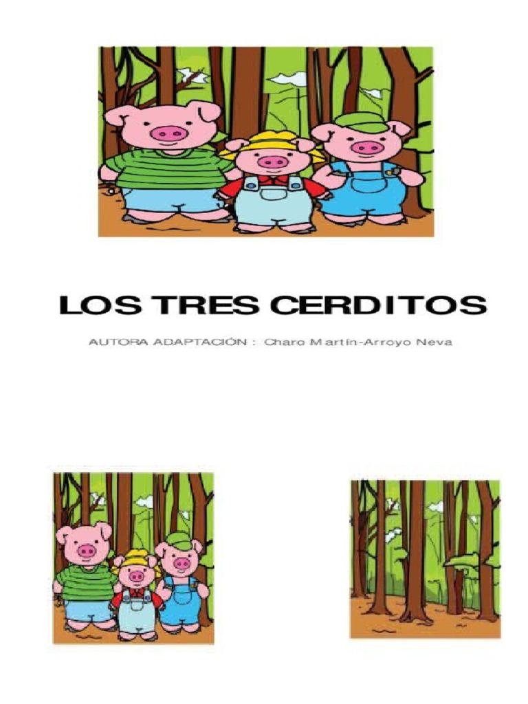 Cuento Los Tres Cerditos Adaptado | PDF