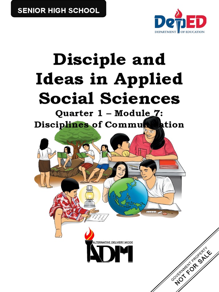 Disciple and Ideas in Applied Social Sciences: Quarter 1 - Module 7 ...