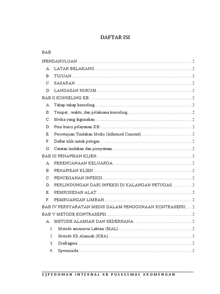 21 Pedoman Internal KB | PDF