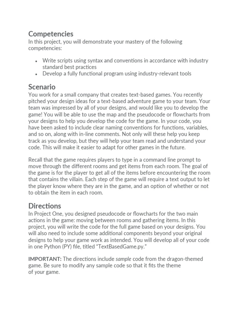 Project 2 Guidelines IT 140 SNHU | PDF | Python (Programming Language ... Project 2 Guidelines IT 140 SNHU | PDF | Python (Programming Language ...