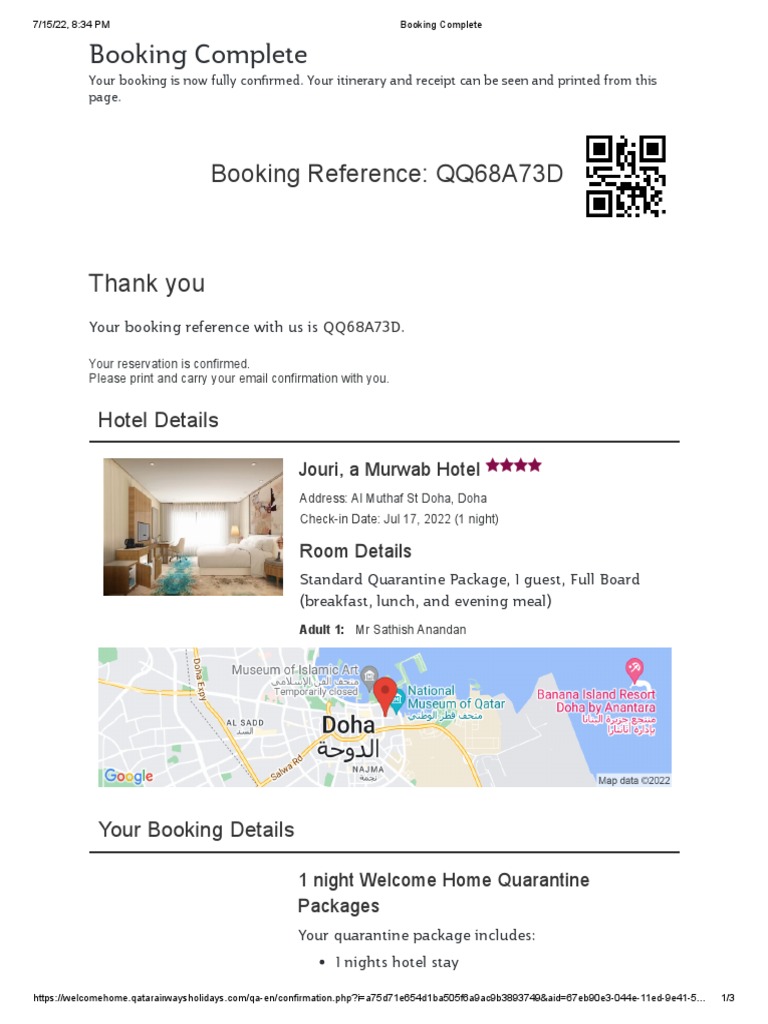 Booking Reference: QQ68A73D | PDF