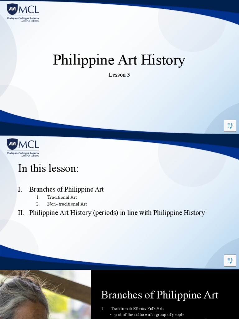 Lesson 3. Philippie Art History | PDF | Philippines