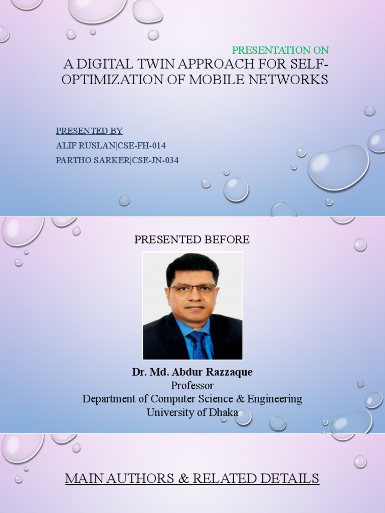 Presentation On Digital Twin | PDF | Mathematical Optimization | Simulation