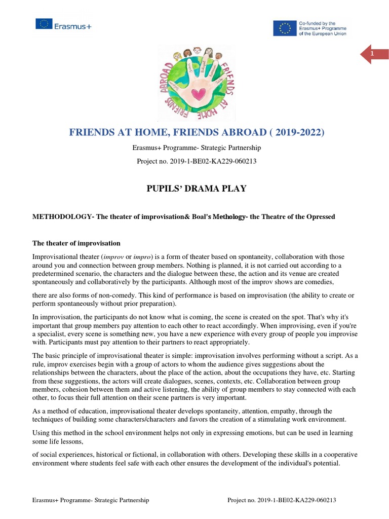 Script Play - The Friendship Realm | PDF | Improvisational Theatre ...