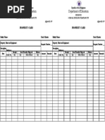 Property Return Slip To General Services | PDF