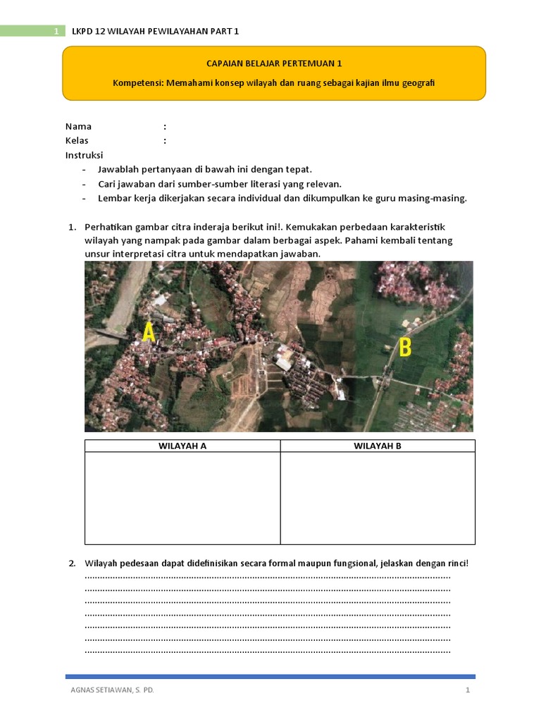 LKPD 12 Wilayah Pewilayahan Part 1 | PDF