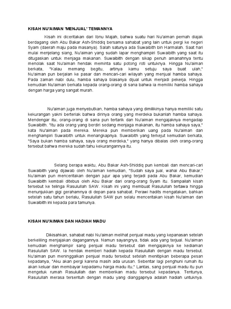 Si Jail Nu'aiman | PDF