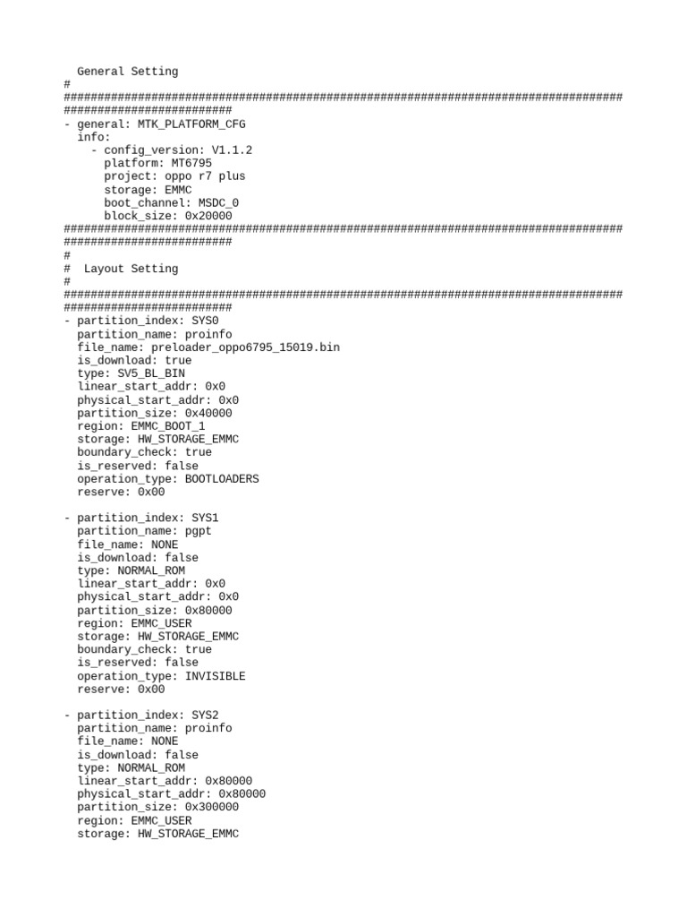 MT6795 Android Scatter | PDF | Information Science | Computer Data Storage