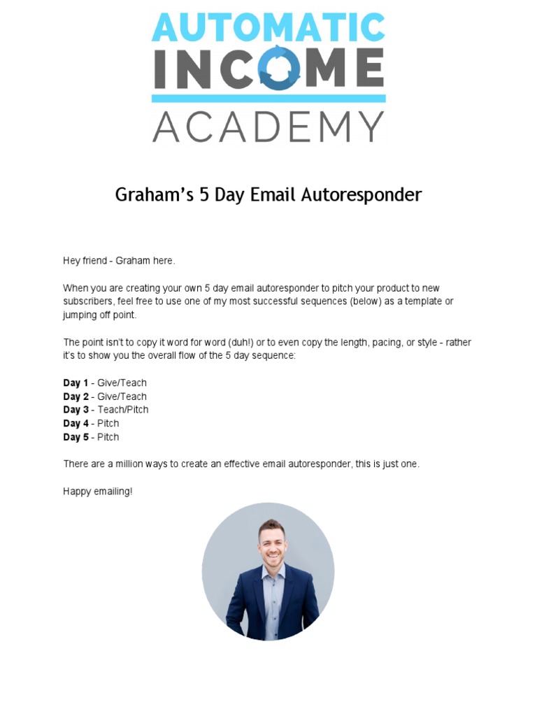 5 Day Email Sequence | PDF | Loudspeaker | Sound