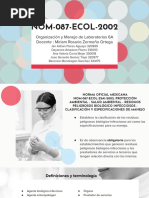 NORMA Oficial Mexicana NOM-087-ECOL-SSA1-2002 | PDF