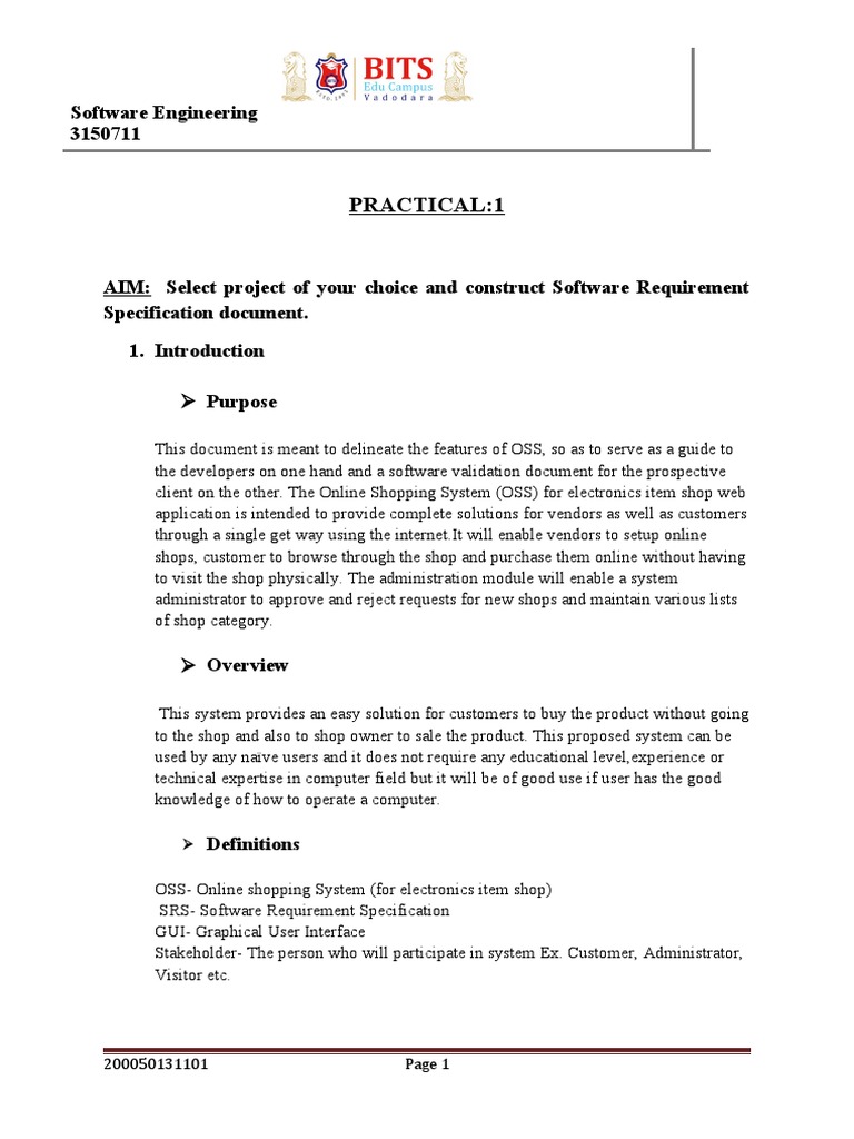 SRS sample | PDF | Online Shopping | Login