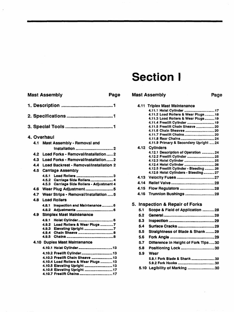 ERC 040-050 Section I | PDF | Bearing (Mechanical) | Elevator