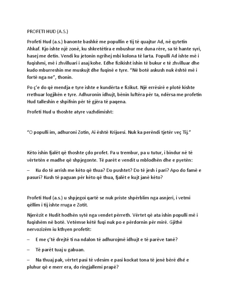 Profeti Hud | PDF