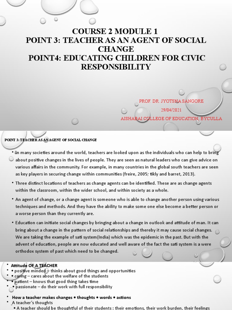Course 2 Module 1 Point 3 & 4 | PDF | Teachers | Community