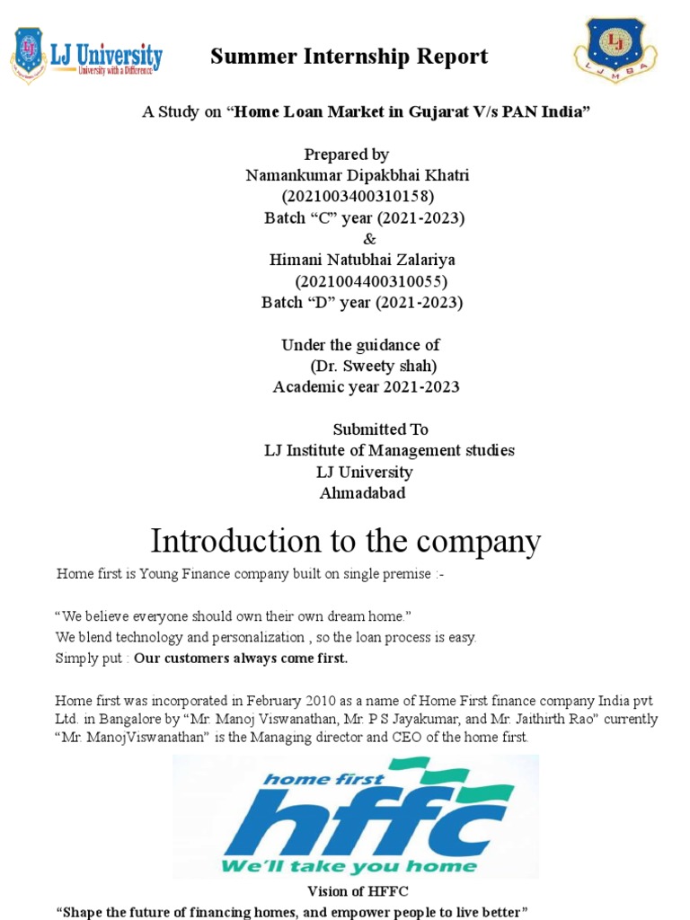 Naman and Himani SIP PPT 3 | Download Free PDF | Mortgage Loan | Banks