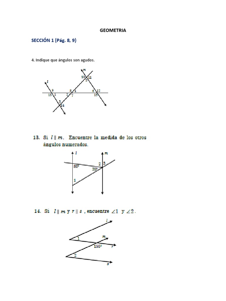 Geometria Pdf Triángulo Matemática Elemental