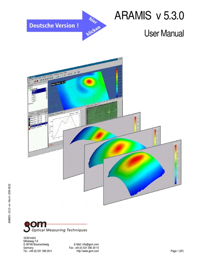 ARAMIS V User Manual | PDF | Camera | Pixel
