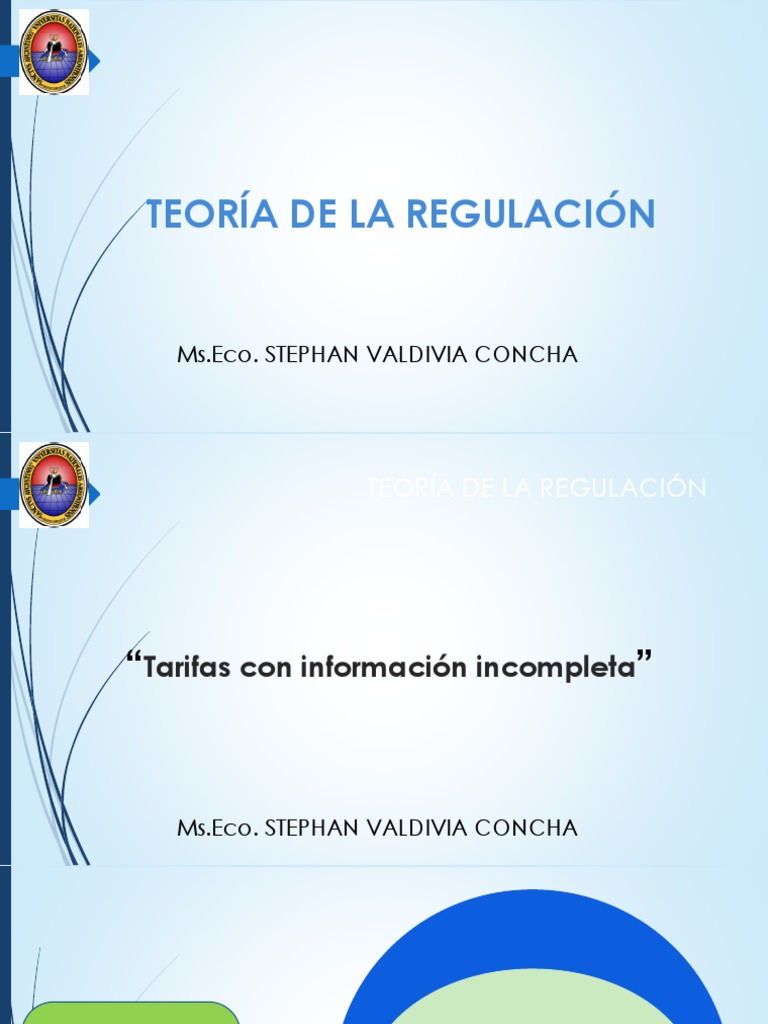 Semana 6 - Tarificación Con Información Incompleta y Price-Cap | PDF ...
