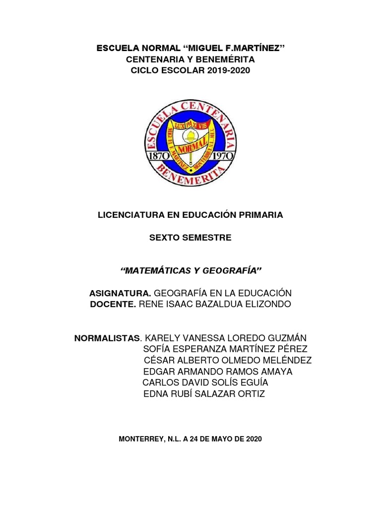 Geografía Matemática: Conceptos Clave | PDF | Mapa | Geografía