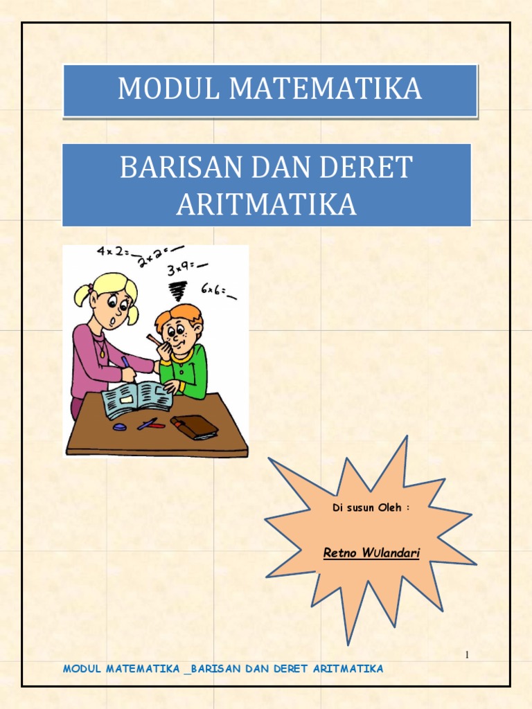 Modul Matematika - Barisan Dan Deret Aritmatika | PDF | Metode & Bahan Ajar