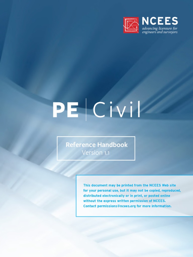 Civil NCEES Handbook | PDF