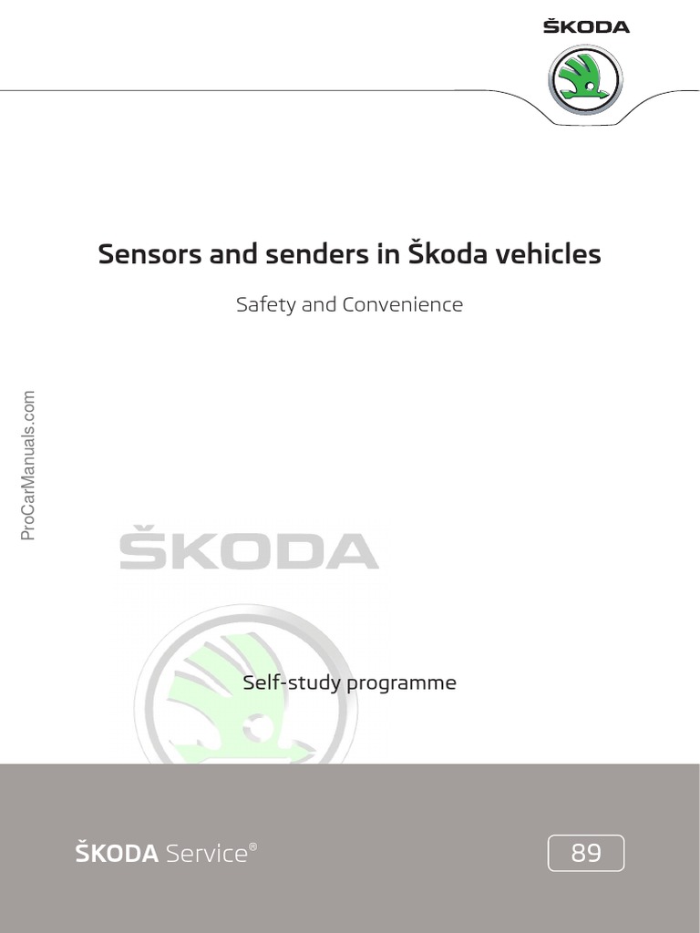 Sensors and Senders in Skoda | PDF | Airbag | Seat Belt