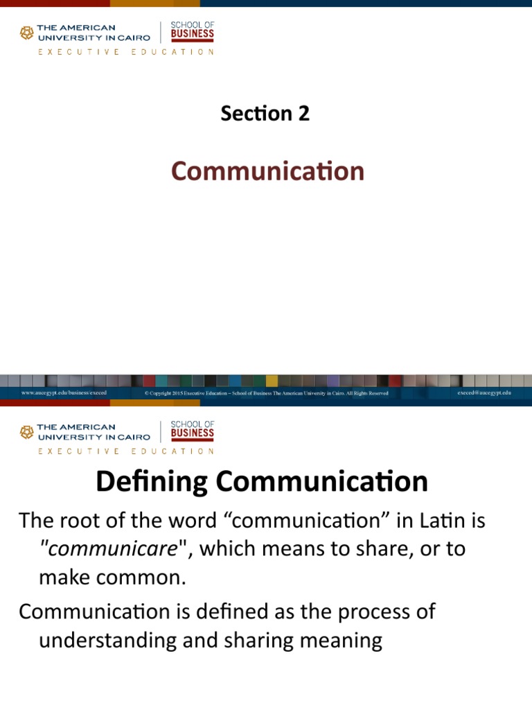 Section 2 MTE Communication Revised | PDF | Communication | Body Language