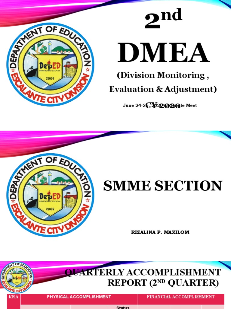 QUARTERLY ACCOMPLISHMENT REPORT (1st Quarter) v5 | PDF