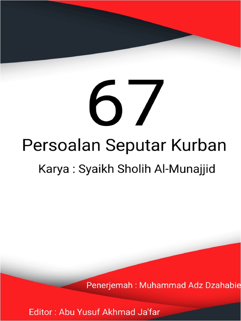 67 Persoalan Seputar Kurban | PDF
