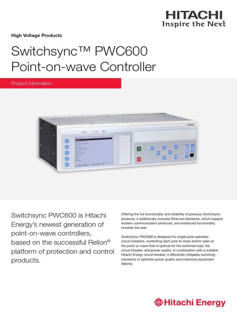 Switchsync™ PWC600 Point-On-Wave Controller | PDF | Transformer ...