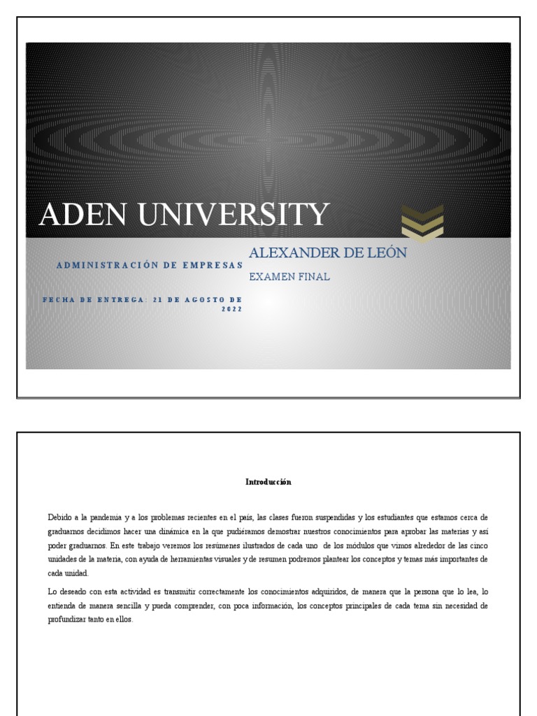 Aden University | PDF | Business | Marketing