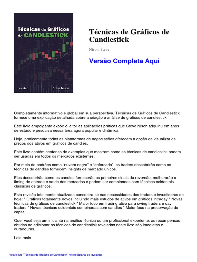 Técnicas de Gráficos de Candlestick | PDF